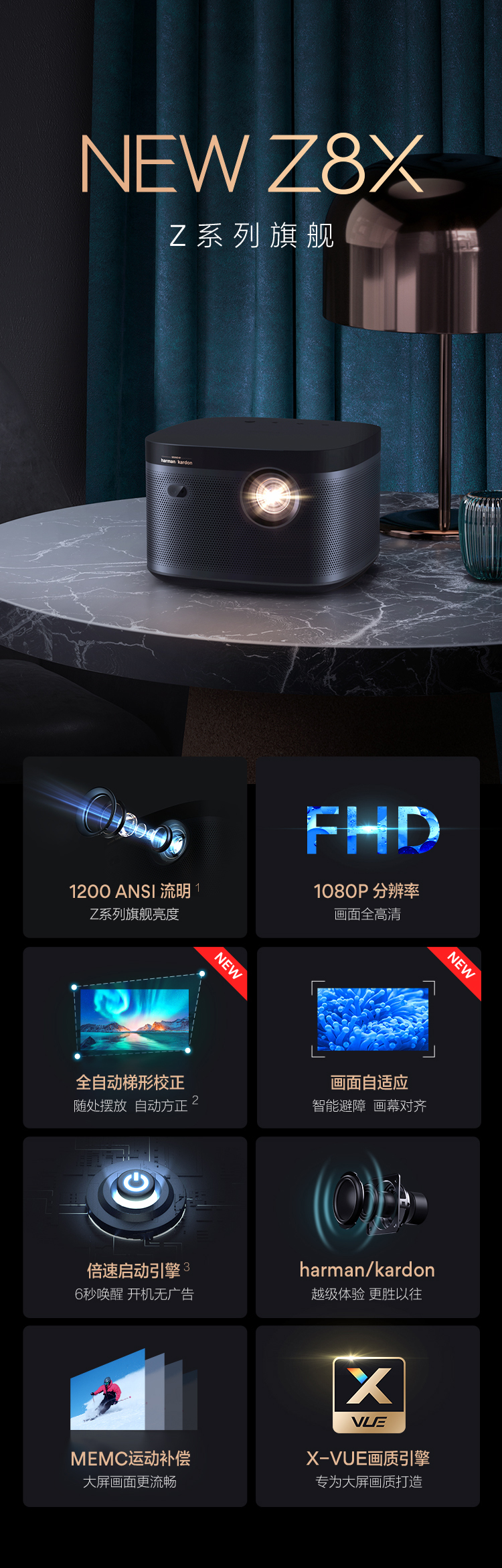 极米NEW Z8X｜最新OTA升级支持画面自适应功能 - 知乎