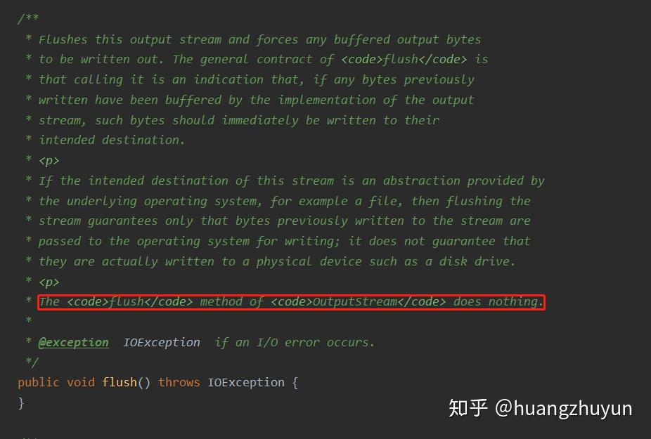 java中使用socket的OutputStream应该调用flush()吗？ - 知乎