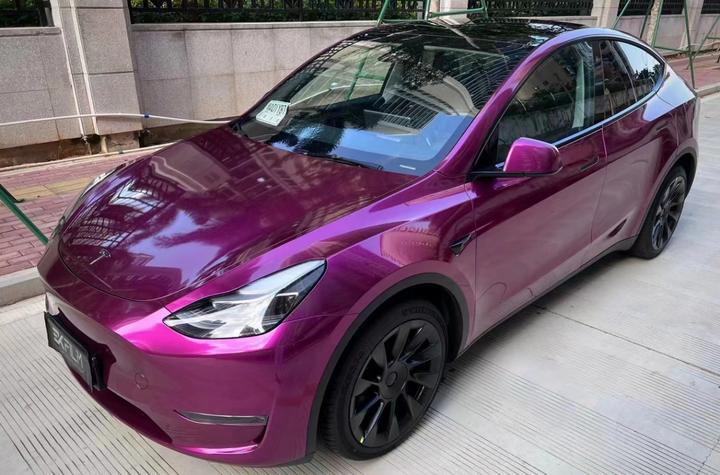 EKFILM–EK改色膜PET珍珠葡萄紫特斯拉modelY贴膜 - 知乎
