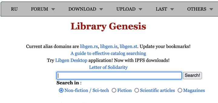 Library Genesis 最新官方网址（2024.8.12） - 知乎