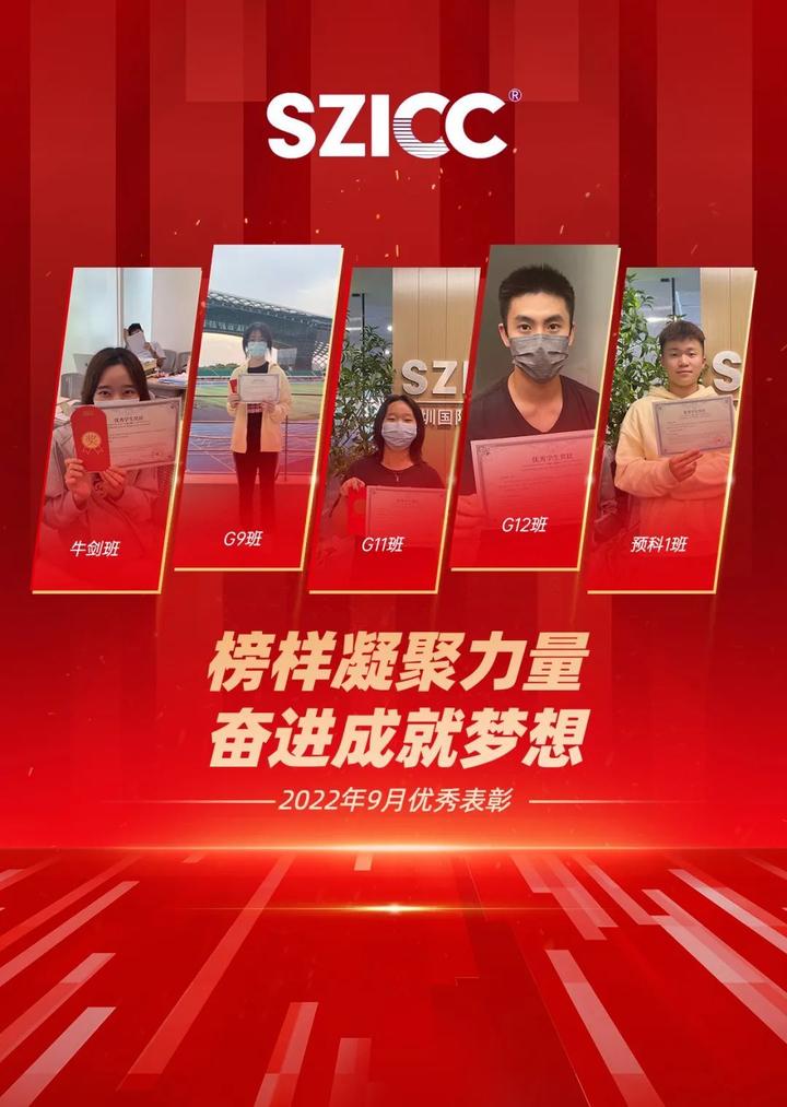 榜样凝聚力量，奋进成就梦想——SZICC 2022年9月优秀师生表彰 - 知乎