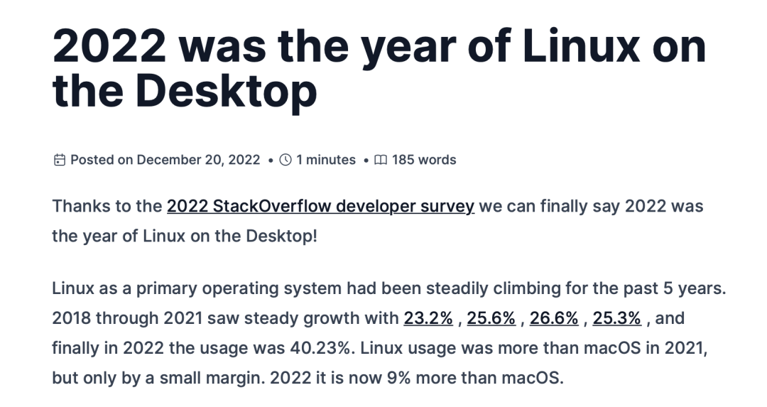 力压macOS！这次Linux杀疯了！ - 知乎