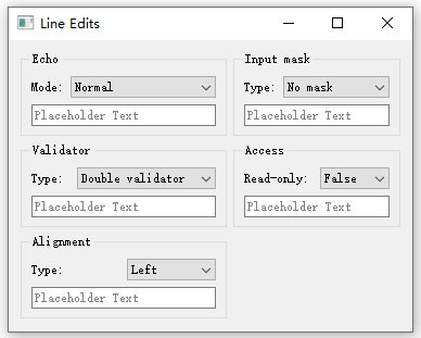 Qt官方示例-QLineEdit编辑器 - 知乎