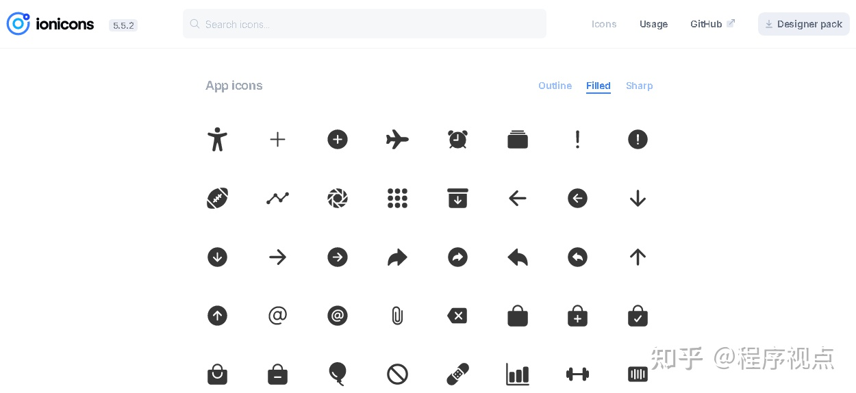 Ionicons图标库： 让网页栩栩生辉，Ionic Framework的经典之作，图标库新标杆！ - 程序视点 - 博客园