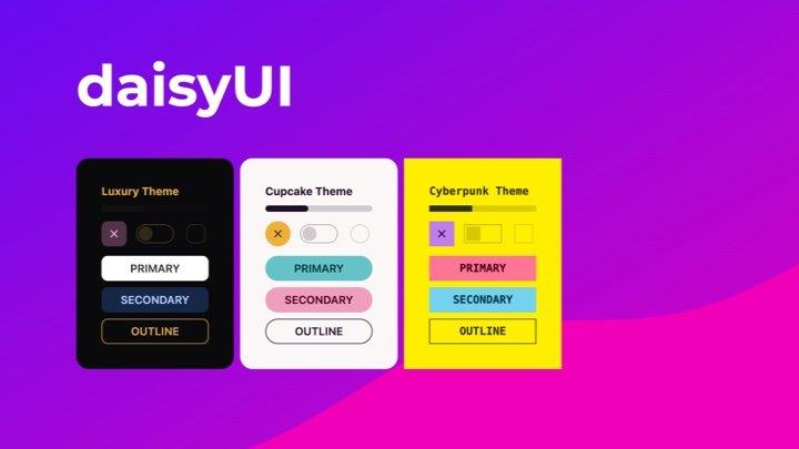 daisyUI - 主题漂亮、代码纯净！免费开源的 Tailwind CSS 组件库，不需要堆砌 class 名 - 知乎