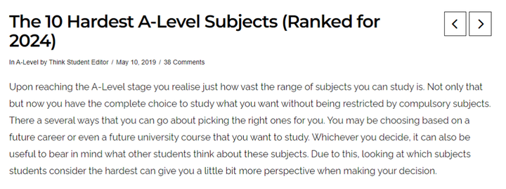 2024 ALevel 10大最难学科曝光！ - 知乎