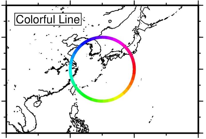 Generic Mapping Tools (GMT) 使用心得和随笔（3）：线和线段 - 知乎