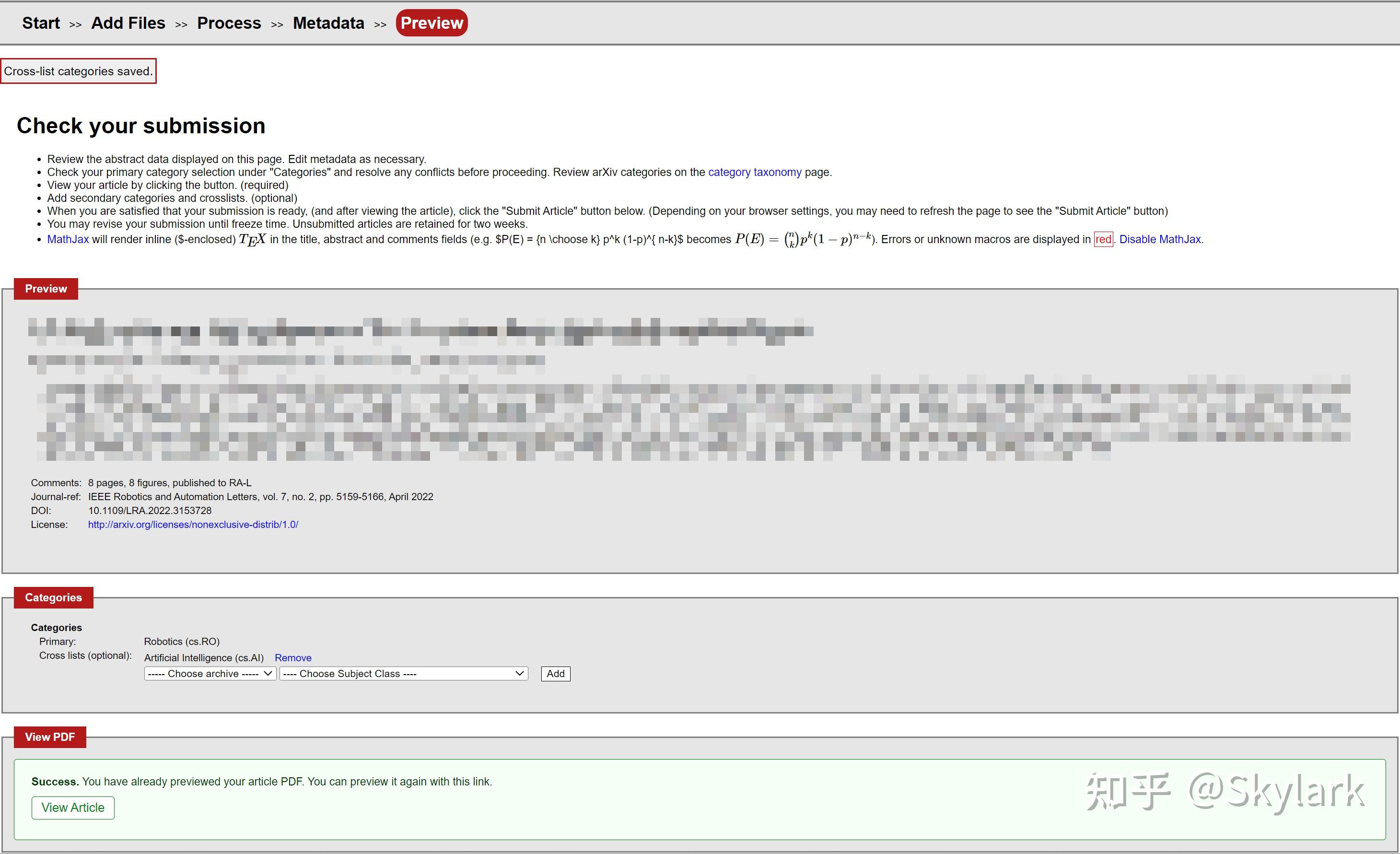 Arxiv 论文提交流程——看这篇就够了 - 知乎
