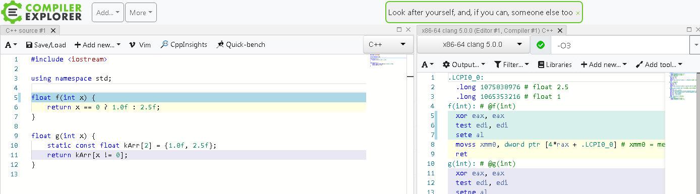 酷站推荐 - godbolt.org - Compiler Explorer |在线编译器/汇编语言