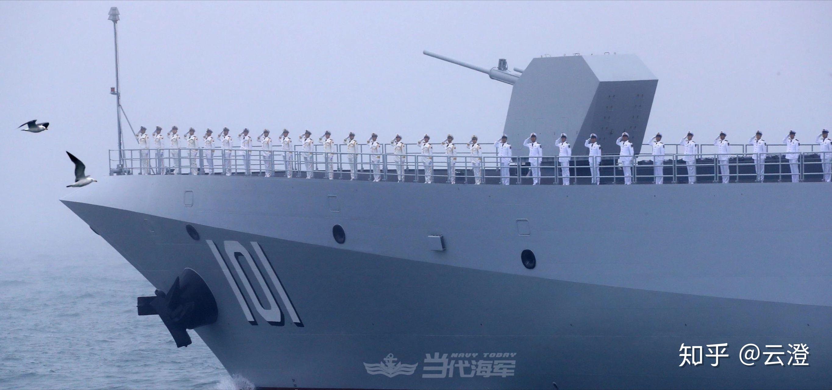 请问怎样从外观区分052C/D 054A 055和056？ - 知乎