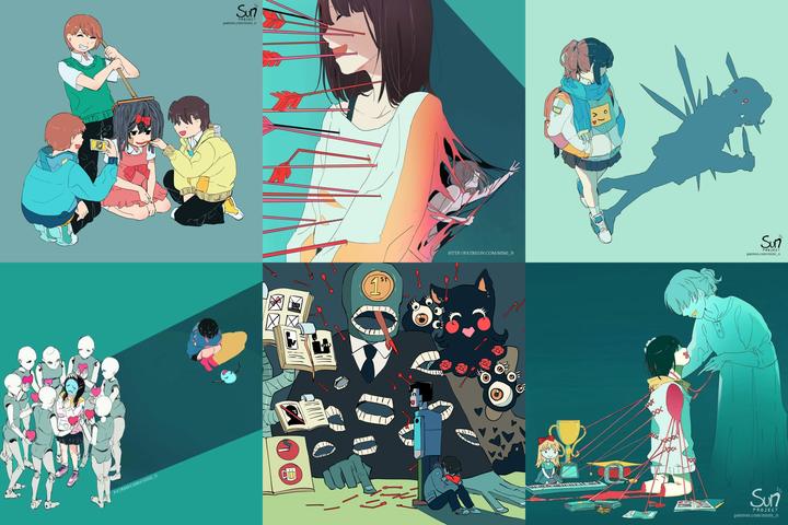 100位宝藏插画师分享 | NO.1 Mini N - 知乎