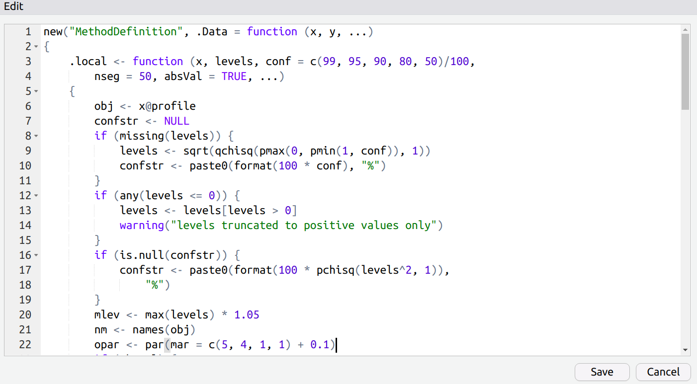 R语言查看 function 的源代码的六种场合与方法 - 知乎