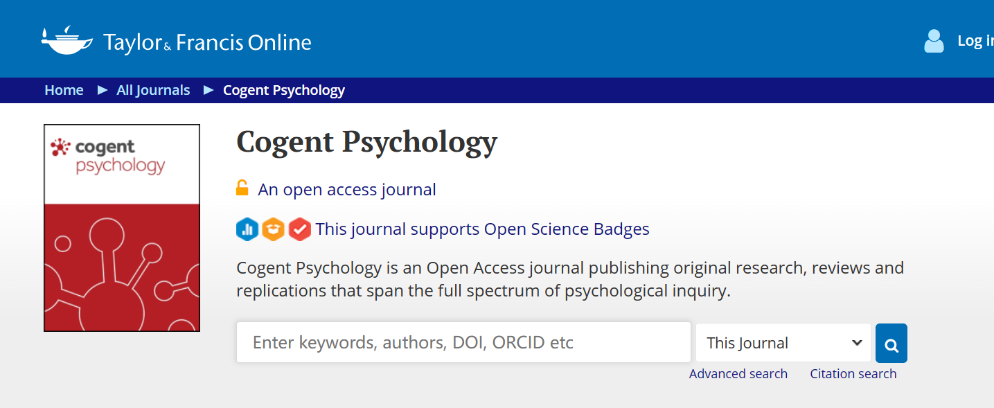 人文社科研究人员更多国际发文选择！Cogent OA将集体收获首个影响因子 - 知乎