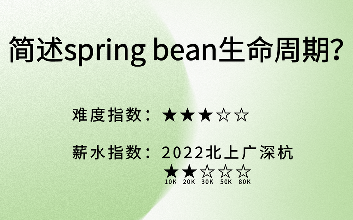 【5分钟背八股】06：简述spring bean生命周期？ - 知乎