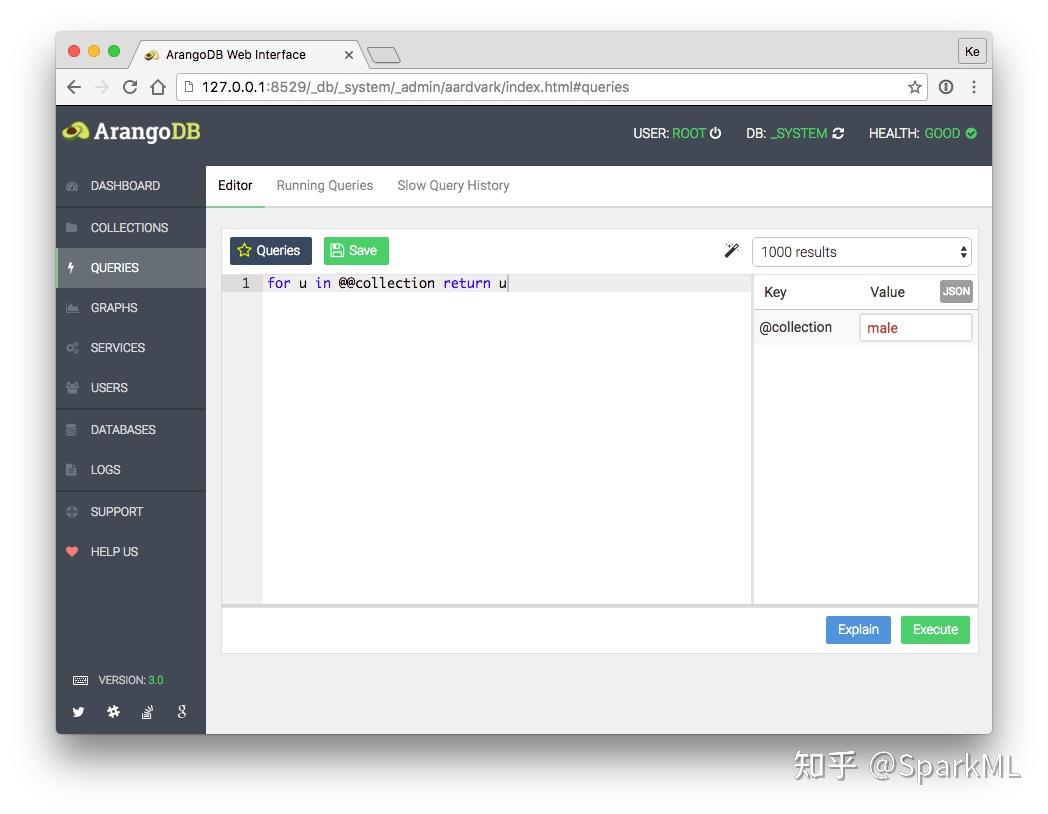 【ArangoDB教程10】 Web界面功能详解 - 知乎