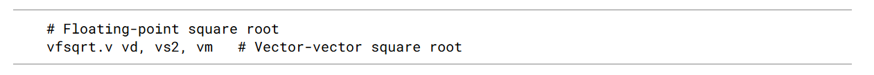 RISC-V "V" 矢量扩展（三） - 知乎