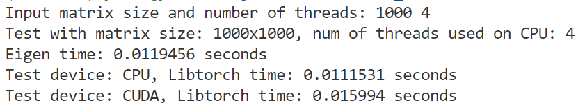 Libtorch 与 Eigen 矩阵运算性能对比 - 知乎