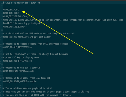 管理manjaro启动项(/etc/default/grub文件详解)2023 - 知乎