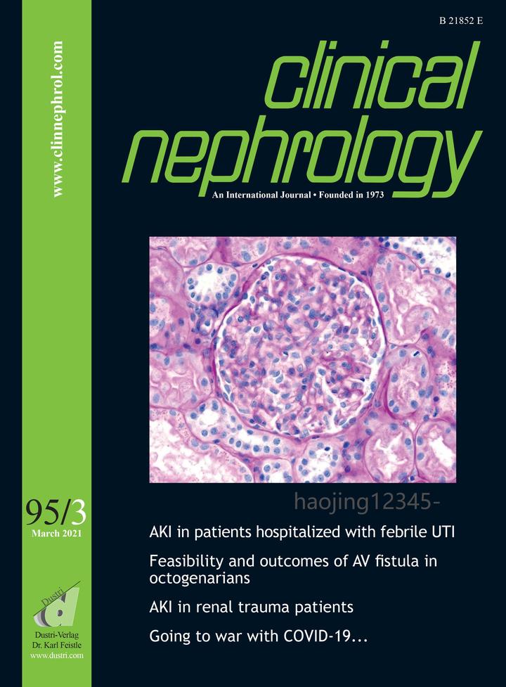 四区医学肾脏方向sci期刊分享 - 知乎