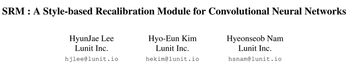 SRM：一种基于风格的卷积神经网络再校准模块 - 知乎