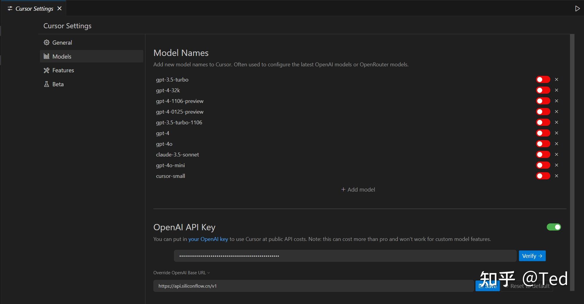 如何在Cursor中使用siliconFlow接入DeepSeek-R1等国内大模型？ - 知乎