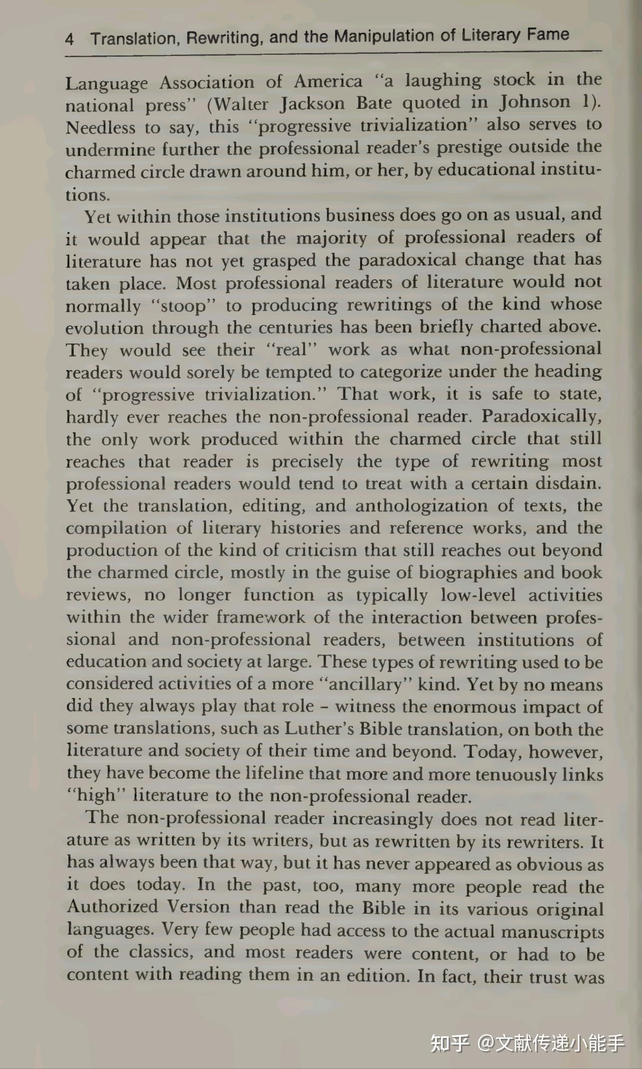 翻译、改写以及对文学名声的制控 Translation, rewriting, and the manipulation of ...