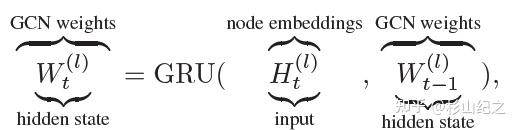 论文阅读:EvolveGCN: Evolving Graph Convolutional Networks for Dynamic ... 论文阅读:EvolveGCN: Evolving Graph Convolutional Networks for Dynamic ...
