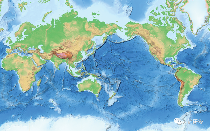 世界地形图（立体） - 知乎