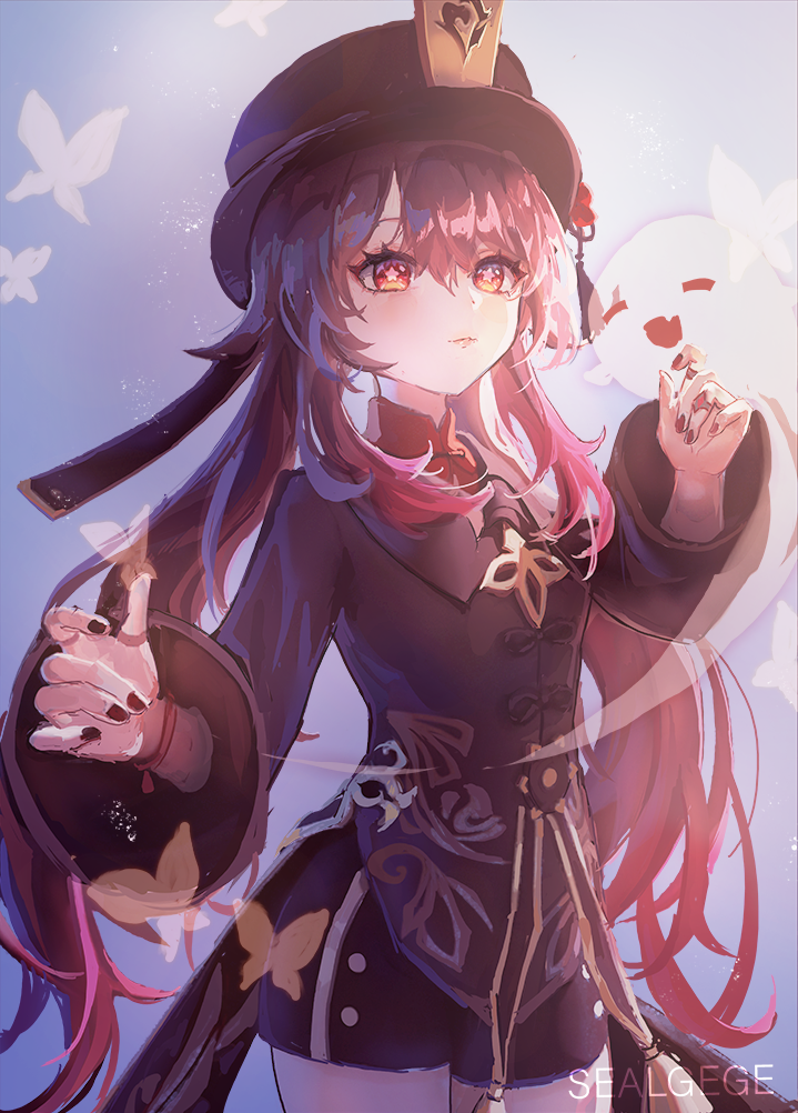 《原神》”胡桃”4K8K超清壁纸立绘p站pixiv原画插画海报画集美术图片素材 - 知乎