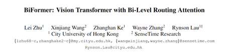 BiFormer：Vision Transformer with Bi-Level Routing Attention - 知乎