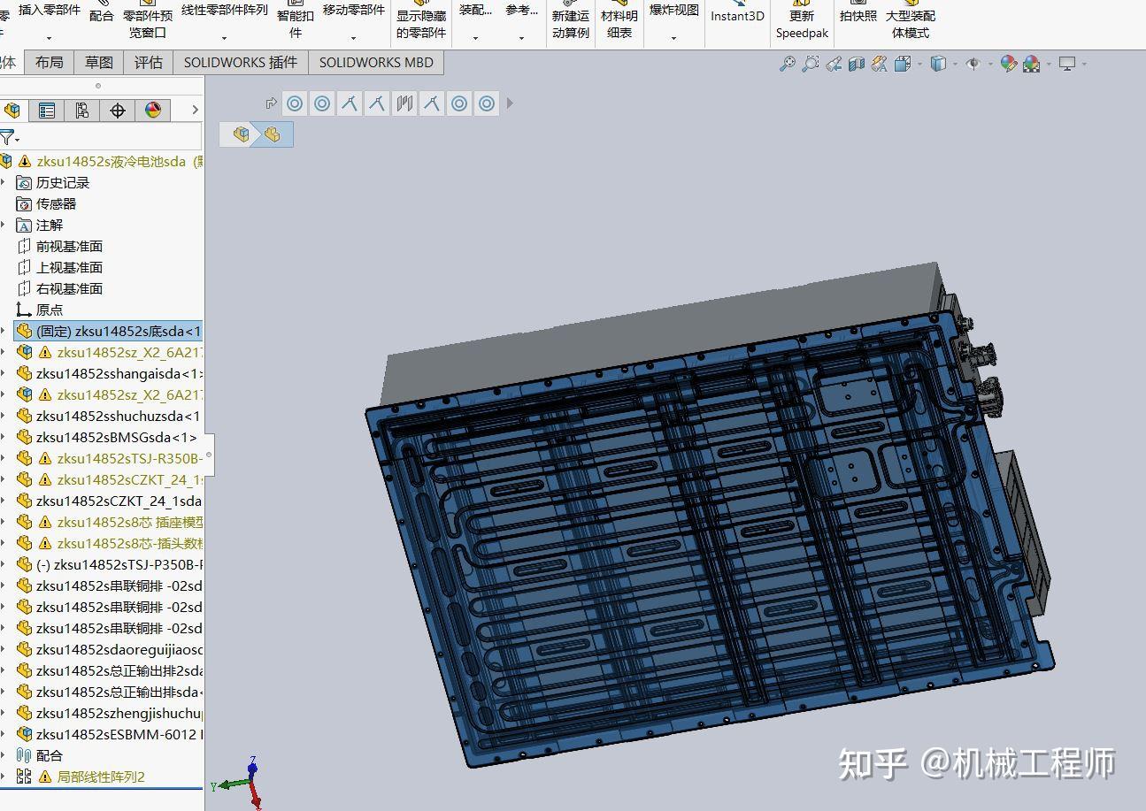 锂电液冷储能集装箱3D详细模型（370M） - 知乎