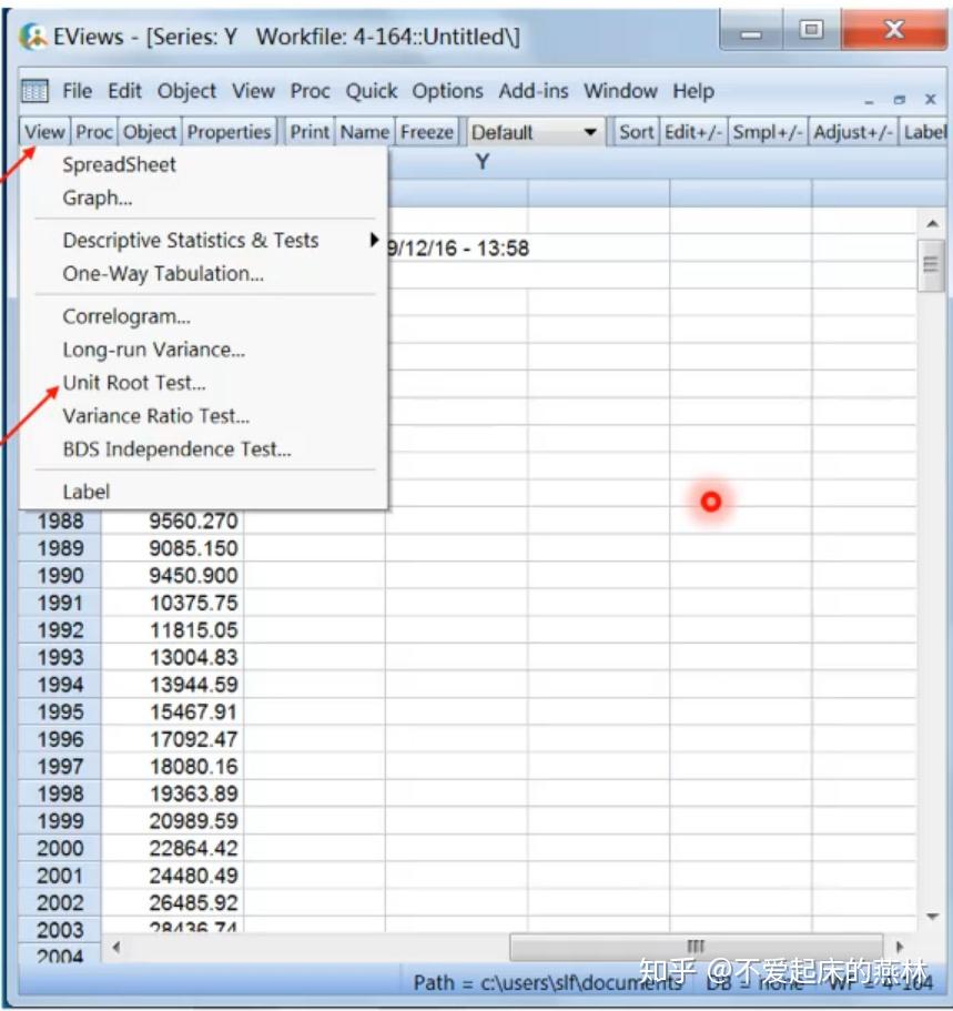 Eviews一些常用方法的操作（完结） - 知乎