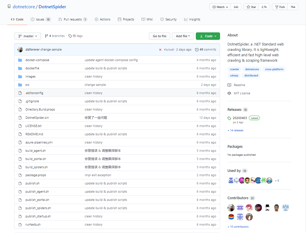 【github】一款开源的.NET Core爬虫神器： DotnetSpider - 知乎