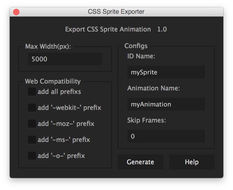 AE 脚本： CSS Sprite Exporter - 将AE动画导出为雪碧图动画 - 知乎