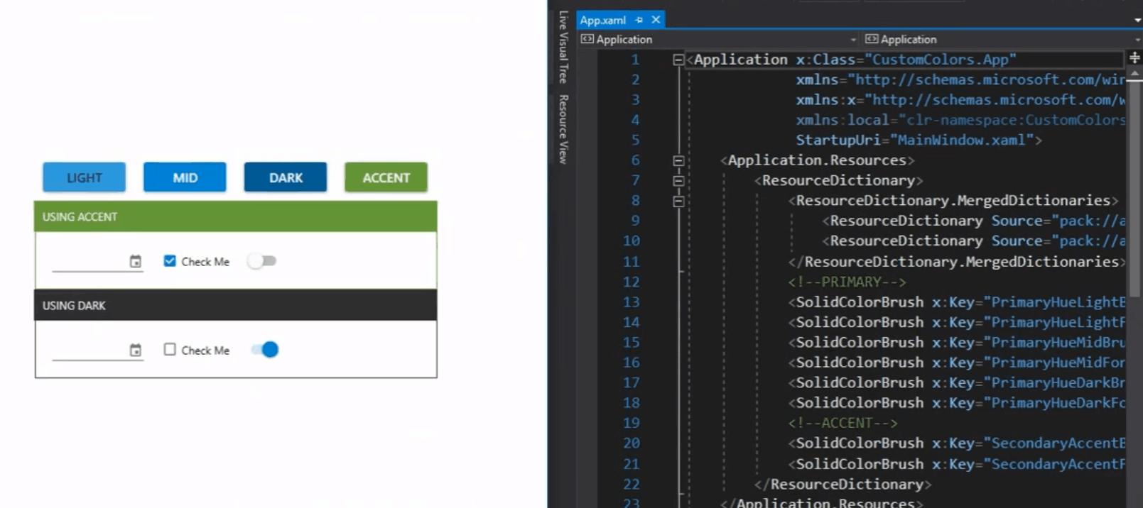C# WPF之Material Design自定义颜色 - 知乎