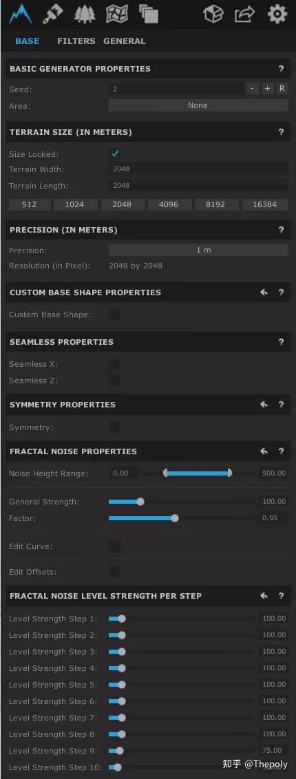 WorldCreator | 山体工具-基础形的使用03 - 知乎