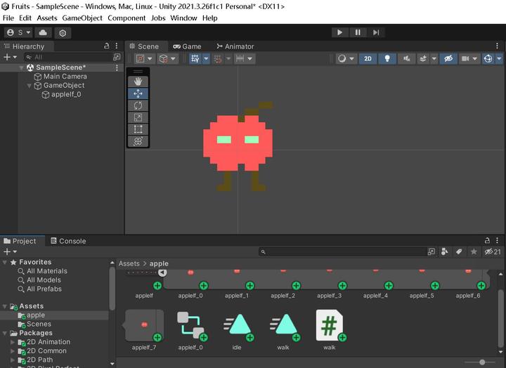 Unity2D像素Day1角色绘制与人物行走 - 知乎