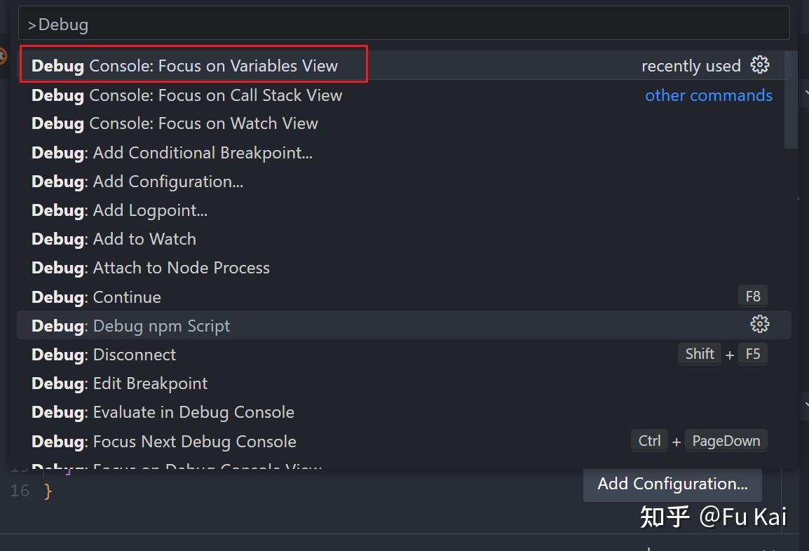 请问一下vscode里面如何调出variables窗口呢。就是可以看到我每一个变量的值? - 知乎