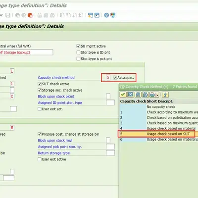 SAP WM中阶Storage Type的Capacity Check – Usage check based on SUT - 知乎
