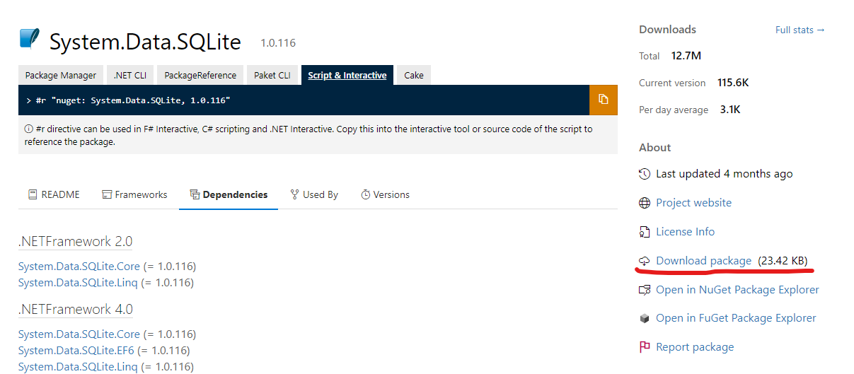 NUGET 包下载及离线安装方法 - 知乎