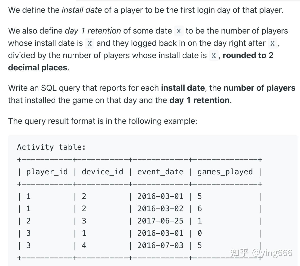 LeetCode SQL 1097 答案 - 知乎