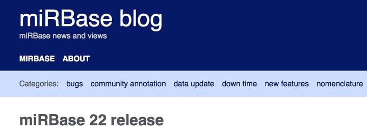 等了四年，miRBase 22 终于来了！ - 知乎