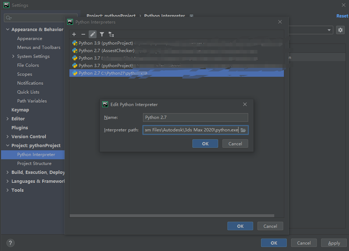 使用pycharm编写3dsMax2020的python脚本—配置环境篇 - 知乎