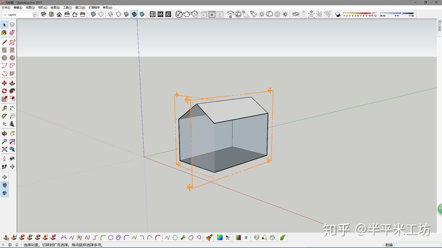 软件SU：剖面工具 - 知乎