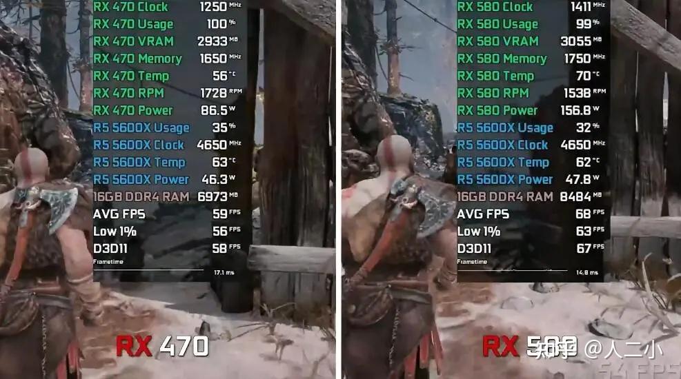 RX580和RX470性能差多少？哪个好？ - 知乎