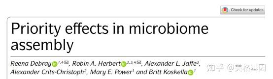 美格导读|最新微生物领域研究进展 - 知乎