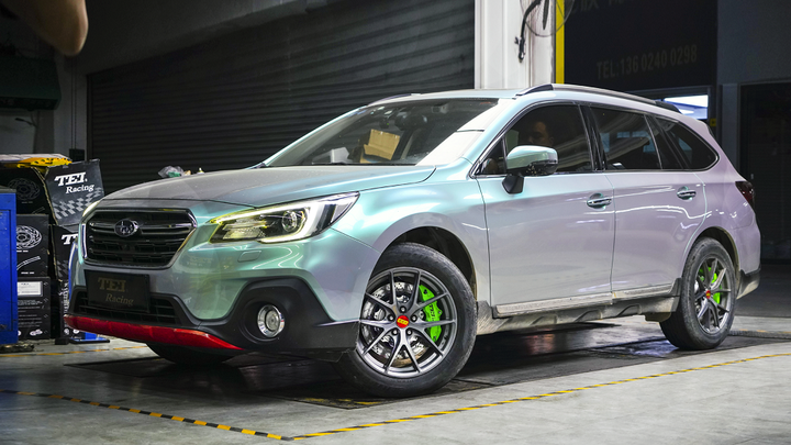 斯巴鲁傲虎前后刹车改装案例，升级TEI刹车前P40NS+后P4-Explore - 知乎