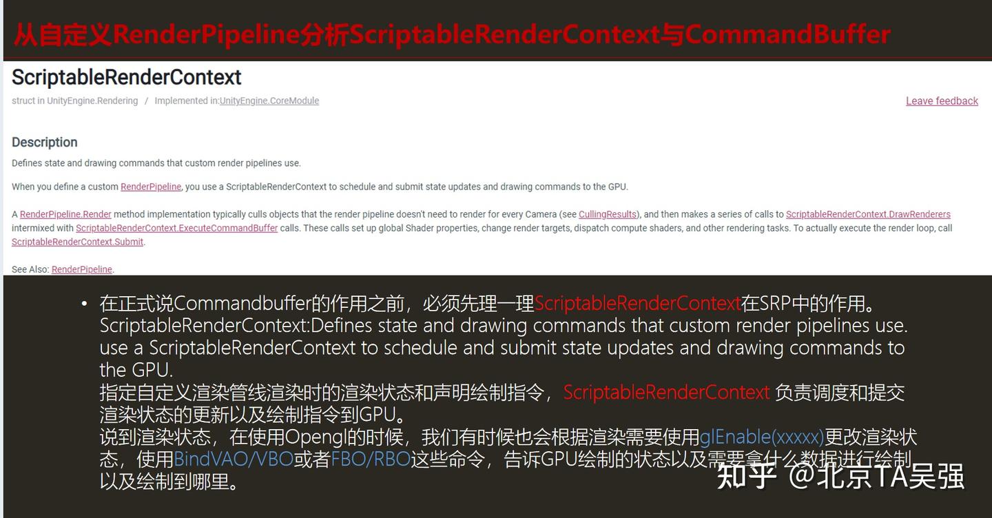 百人计划作业：3.72 command buffer及urp概述 - 知乎