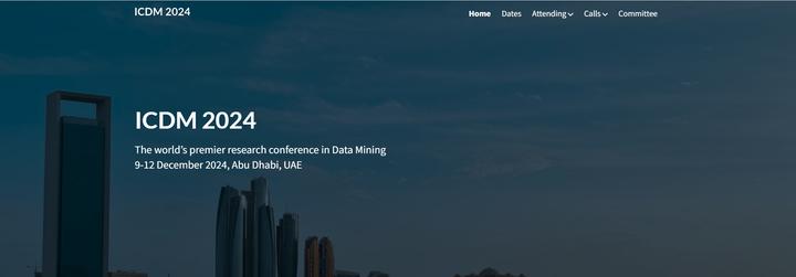 ICDM 2024即将截稿 - 知乎