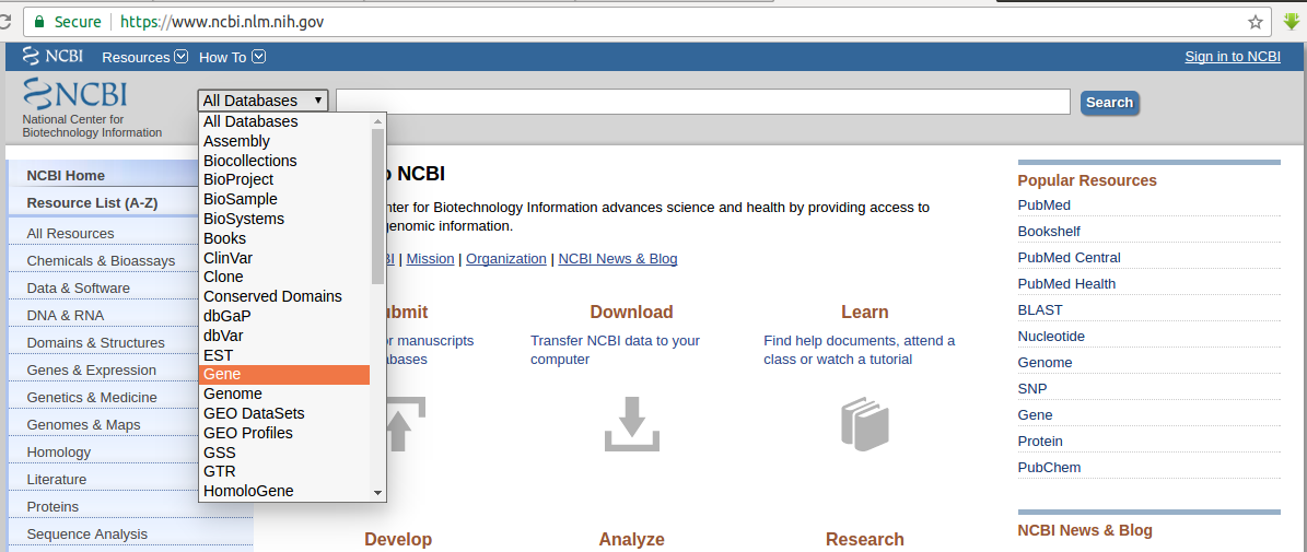 如何从NCBI下载基因序列 - 知乎